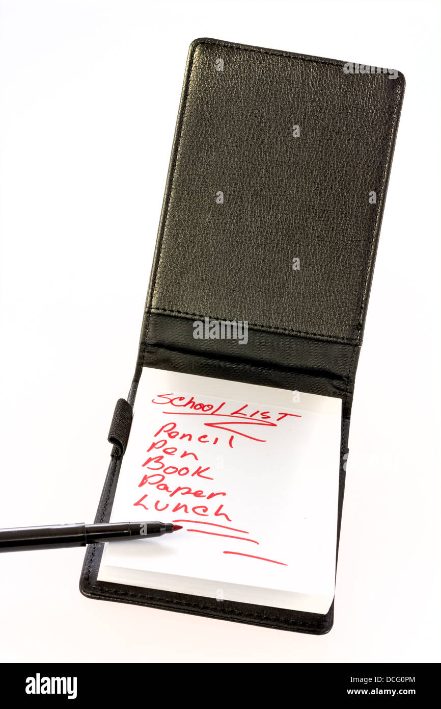 Notes in ink written hi-res stock photography and images - Alamy