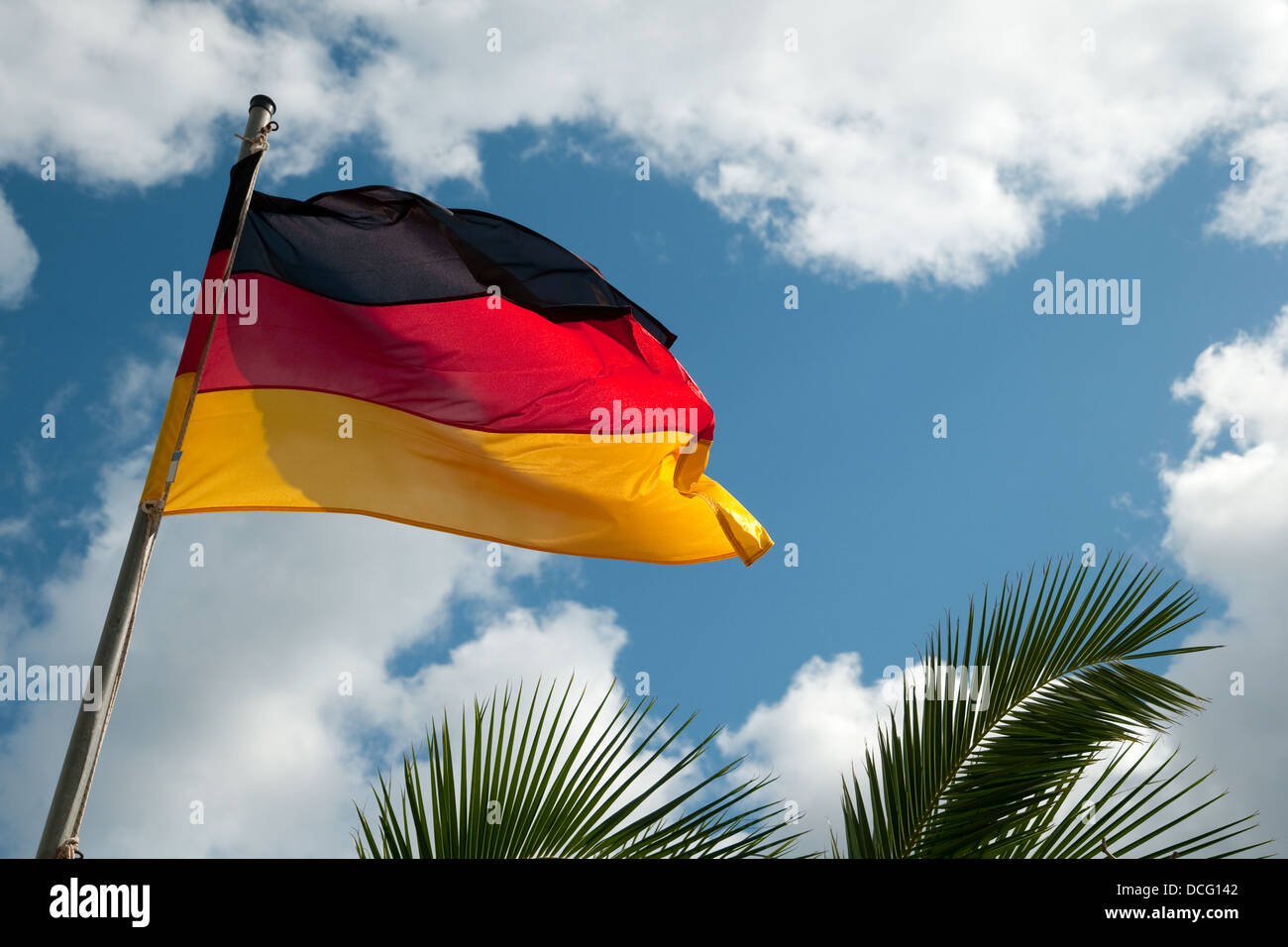 German flag pole hi-res stock photography and images - Alamy