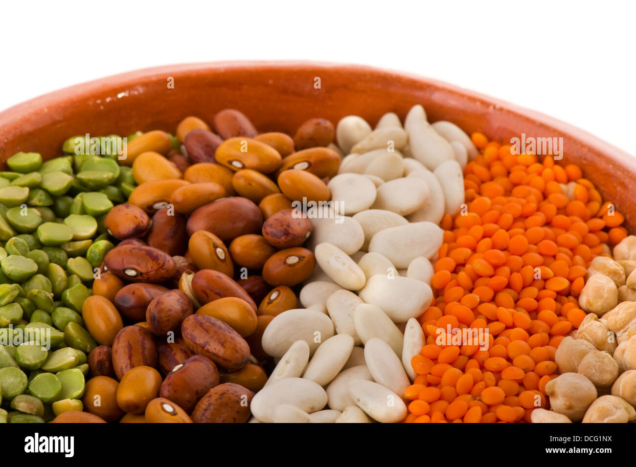 Various assortment legumes beans hi-res stock photography and images ...