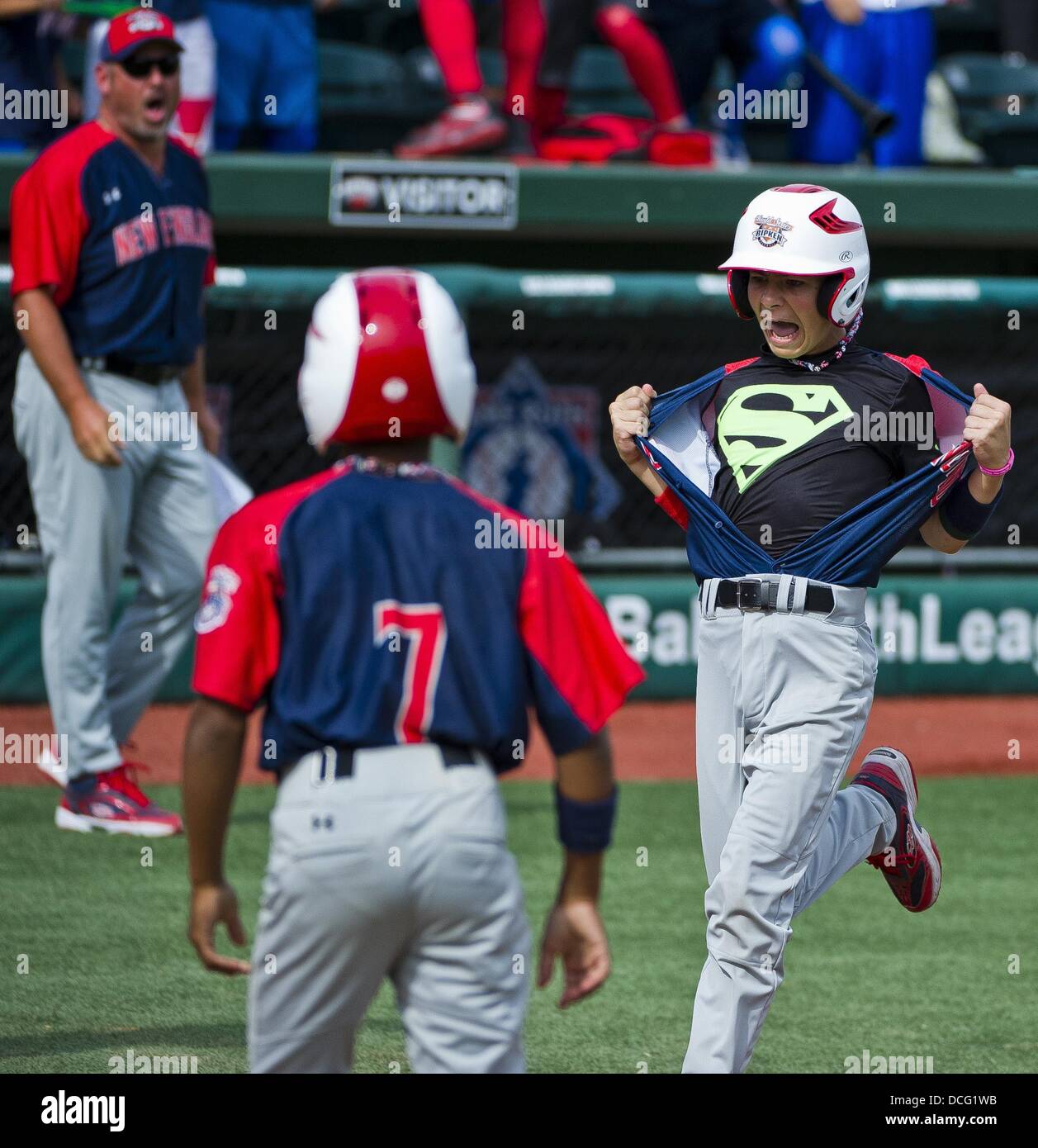 Aberdeen, Maryland, USA. 16th Aug, 2013. AUSTIN SWANSON, right, of New ...