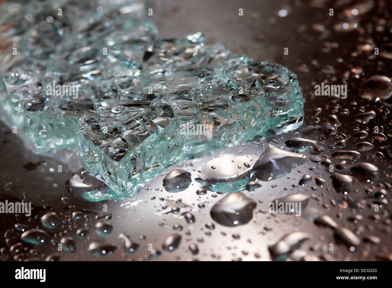 Broken glass ice burst hi-res stock photography and images - Alamy