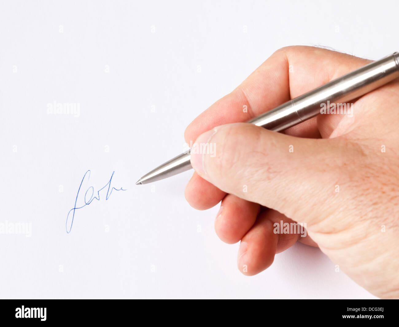 signature Stock Photo - Alamy