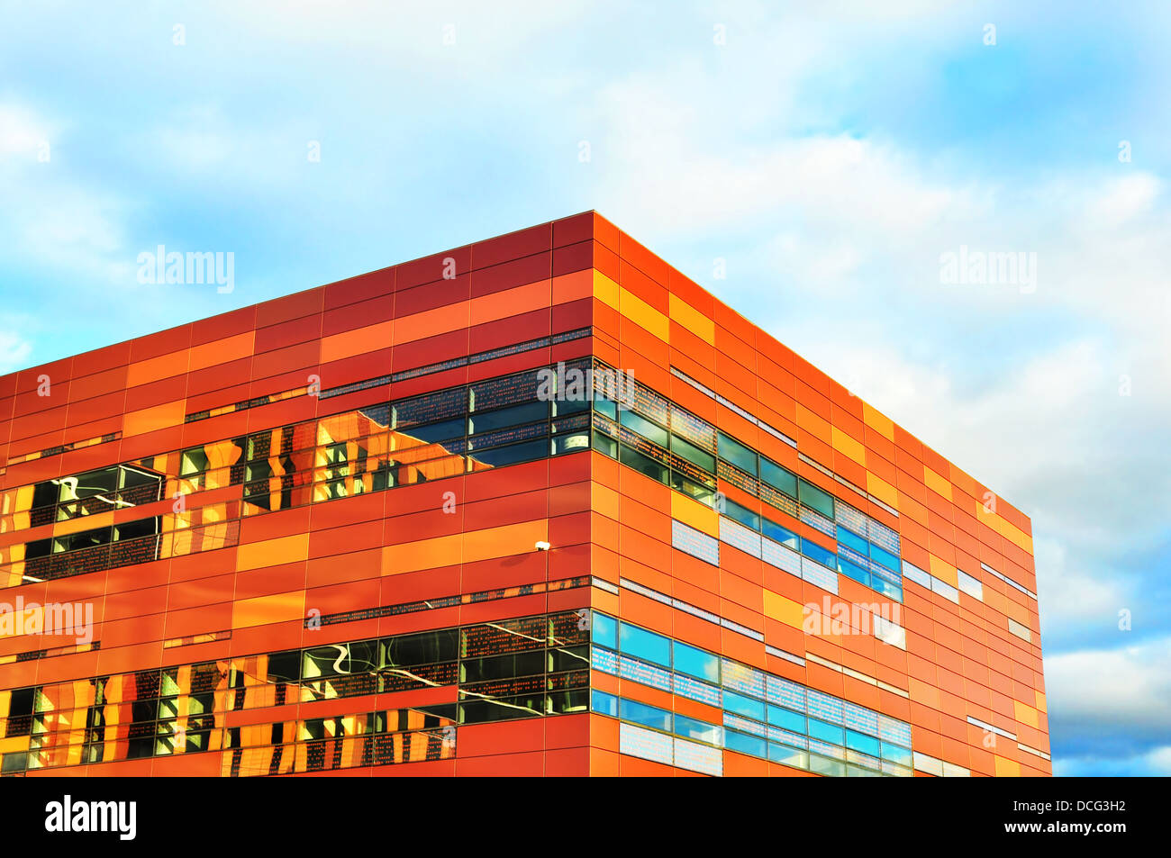 Modern building corner Stock Photo - Alamy