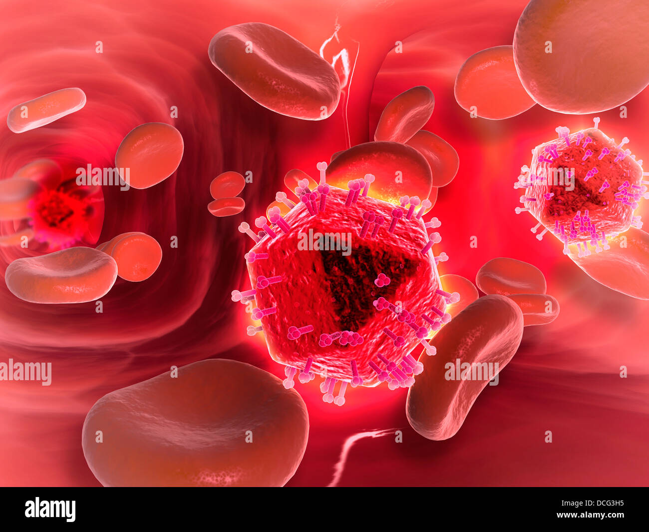 Hiv aids cells hi-res stock photography and images - Alamy