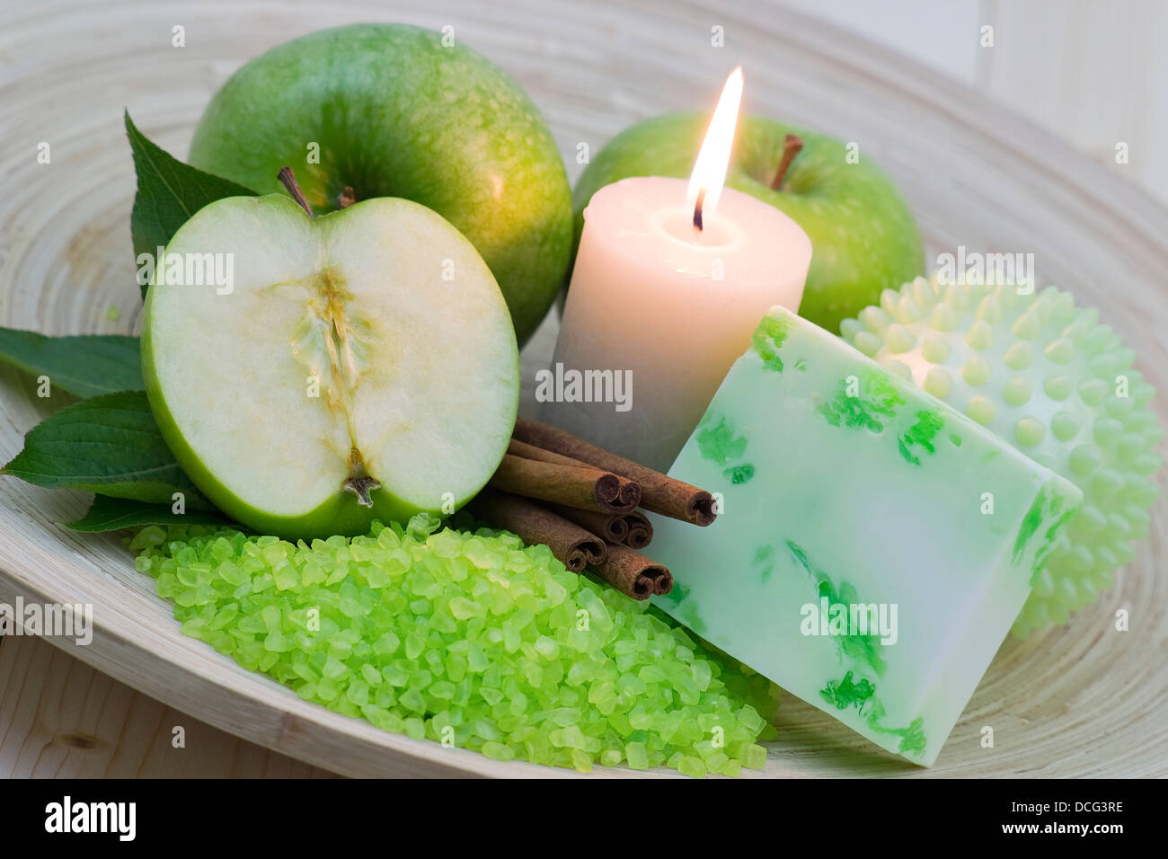 aromatic apple bath Stock Photo - Alamy