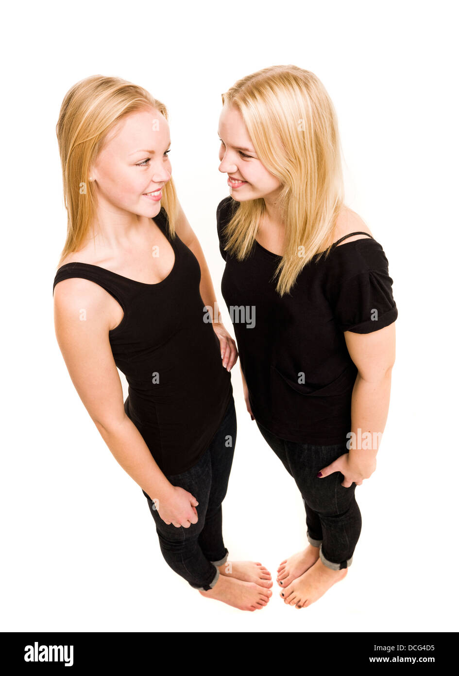 Young women from above Stock Photo - Alamy
