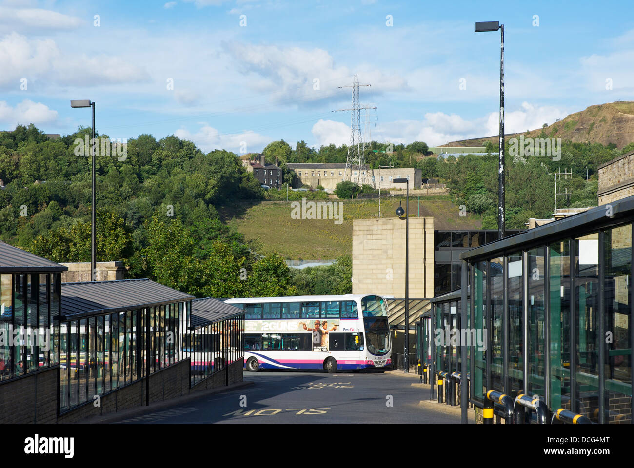 The bus station, Halifax, Calderdale, West Yorkshire, England UK Stock ...