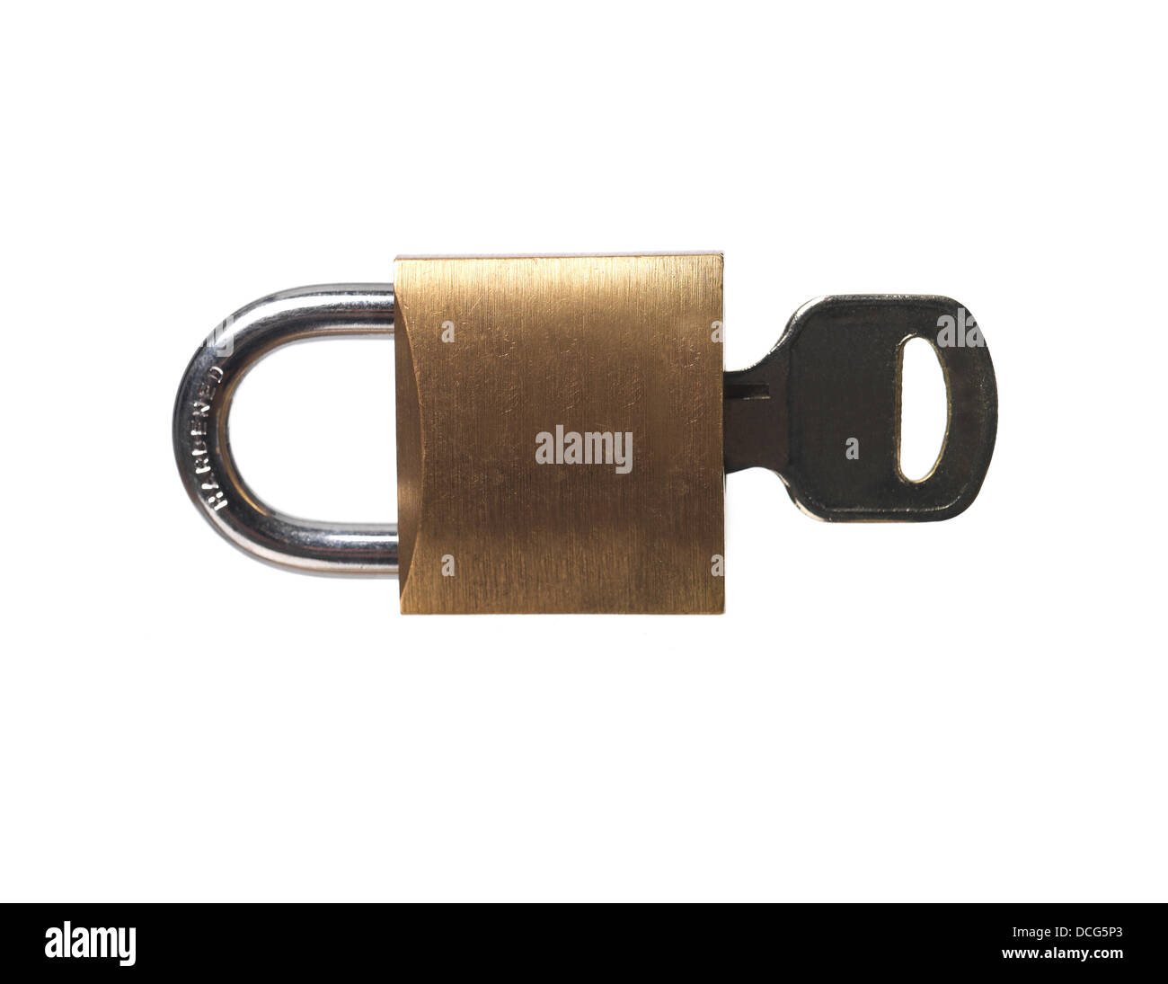 lock with key Stock Photo - Alamy