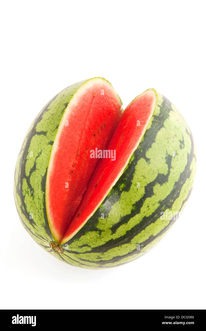 Cut water melon Stock Photo - Alamy
