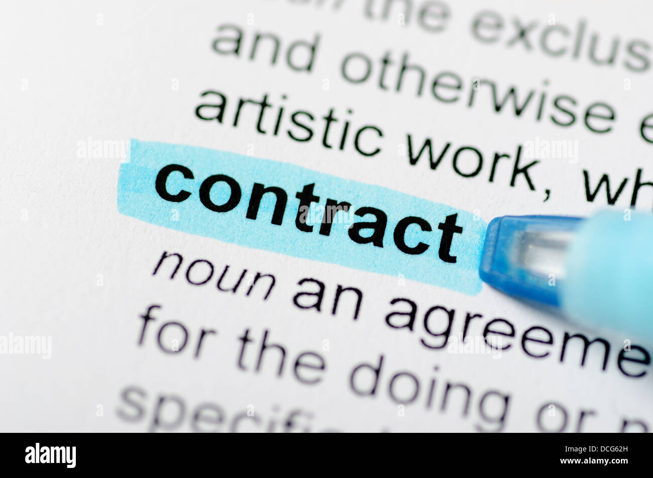 Contract hi-res stock photography and images - Alamy