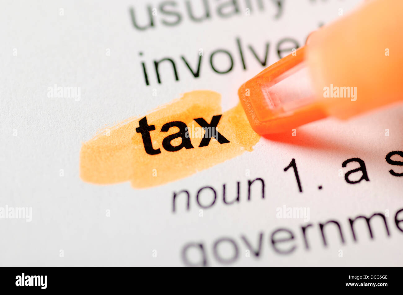 Tax explanation hi-res stock photography and images - Alamy