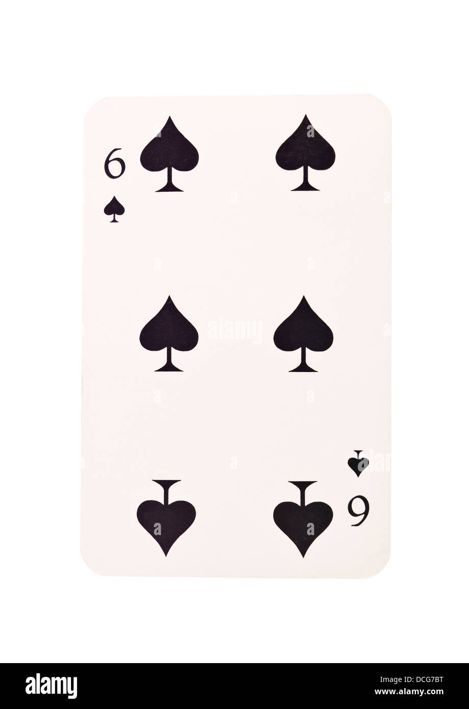 Six of spades Stock Photo - Alamy
