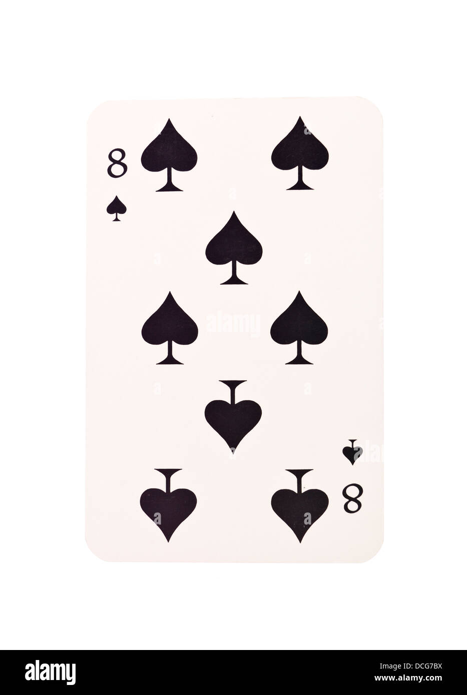 Eight of Spades Stock Photo - Alamy