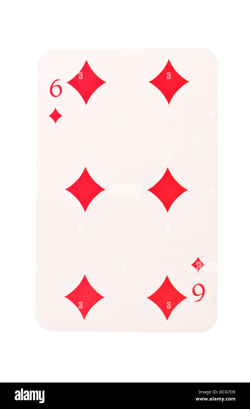 Six of Diamonds Stock Photo - Alamy