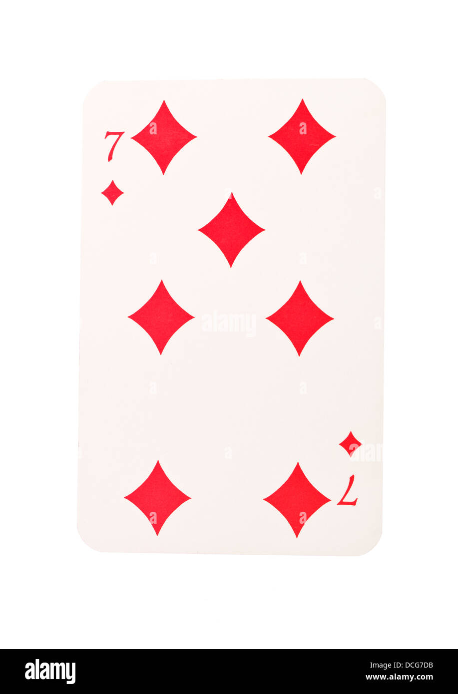 Seven of Diamonds Stock Photo - Alamy