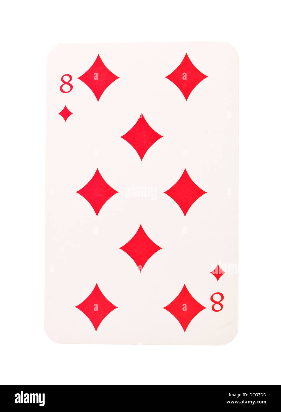 Eight of Diamonds Stock Photo - Alamy