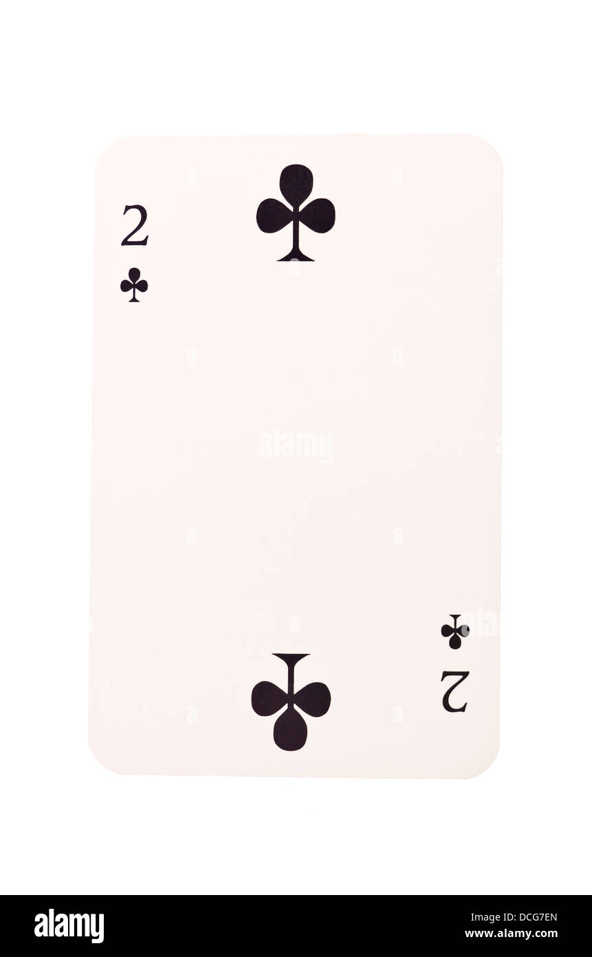 Two of clubs Stock Photo - Alamy