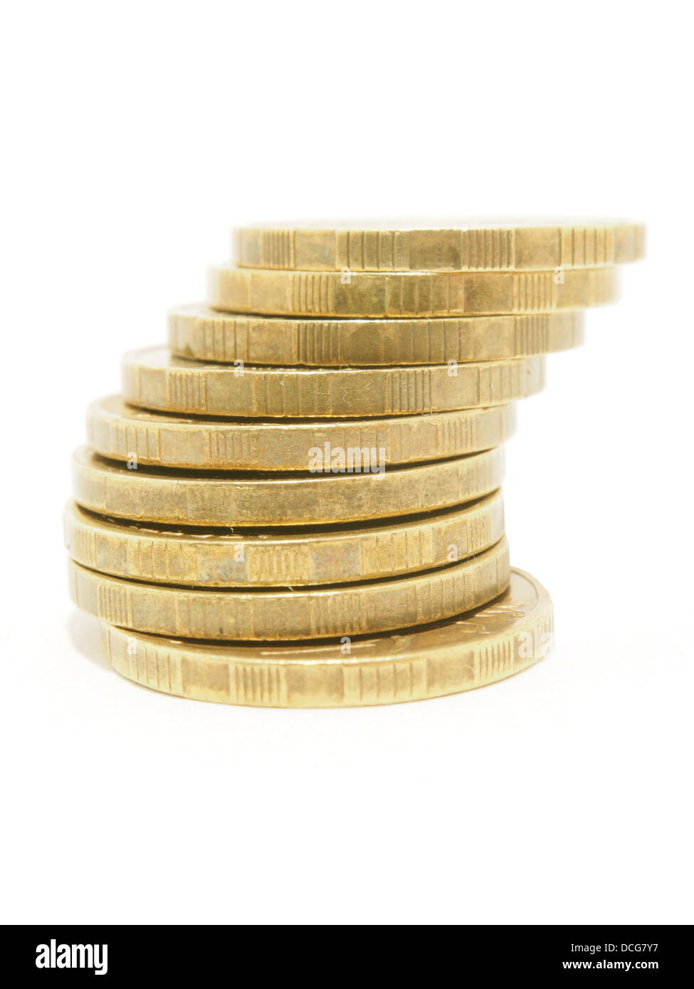 Coins column Cut Out Stock Images & Pictures - Alamy