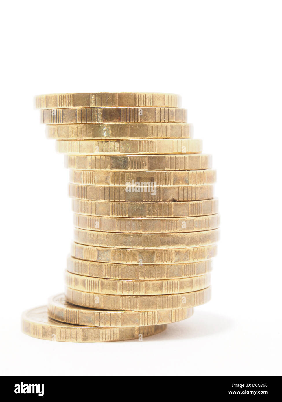 Coins column Cut Out Stock Images & Pictures - Alamy