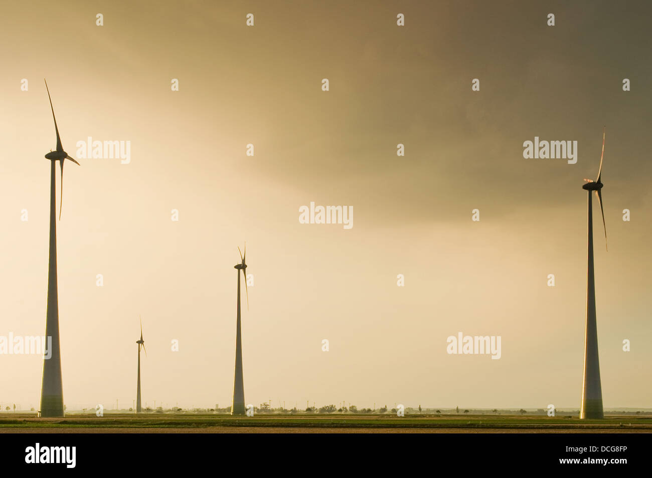 Wind generator in field grass hi-res stock photography and images - Alamy