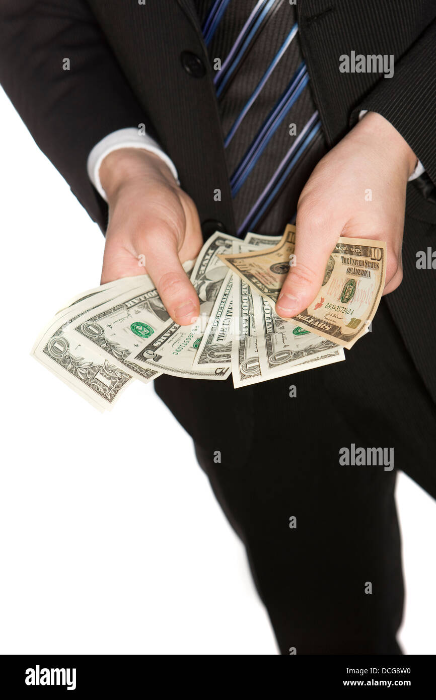 man with money Stock Photo - Alamy