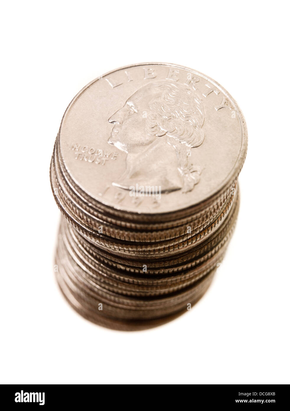 Stack of Coins Stock Photo - Alamy