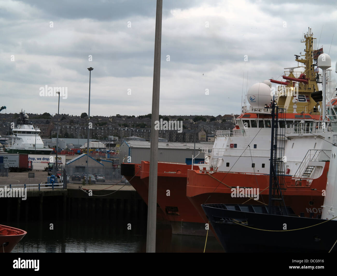 Aberdeen Harbour - Aberdeen city - Scotland - UK Stock Photo - Alamy