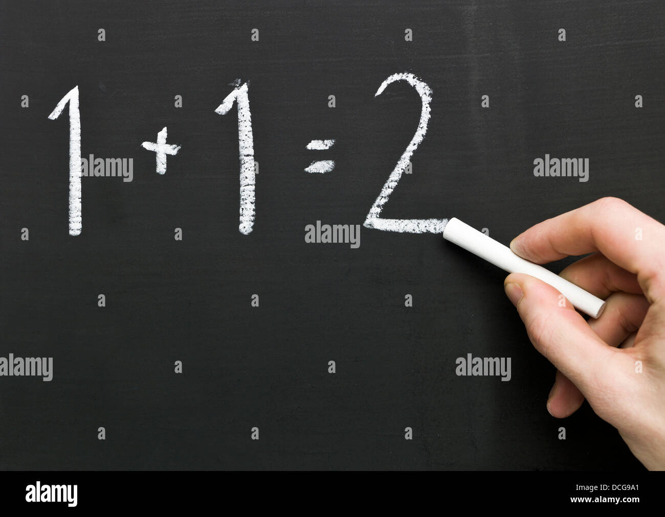 Mathematics on a blackboard Stock Photo - Alamy