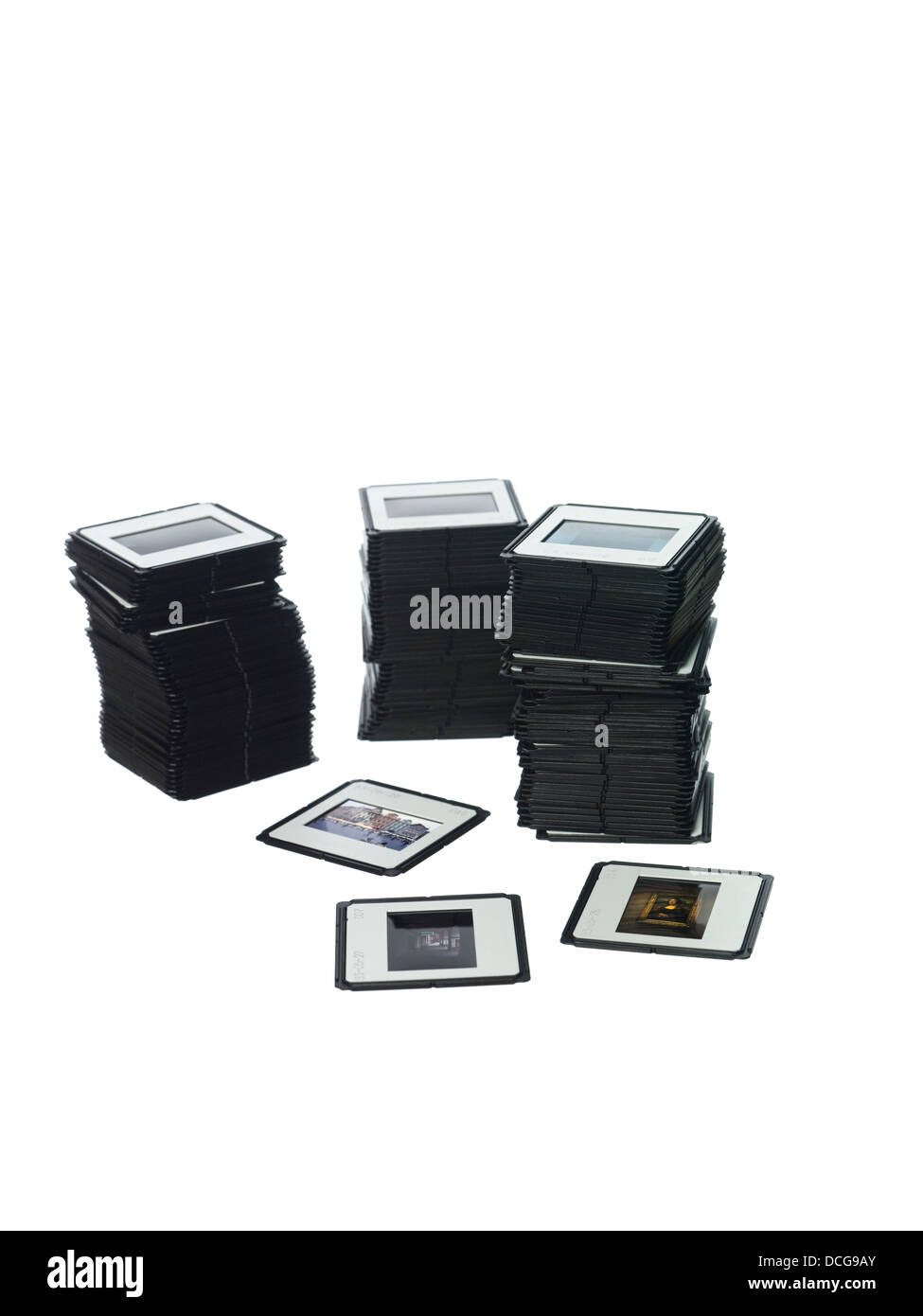 Collection of diapositive slides Stock Photo - Alamy