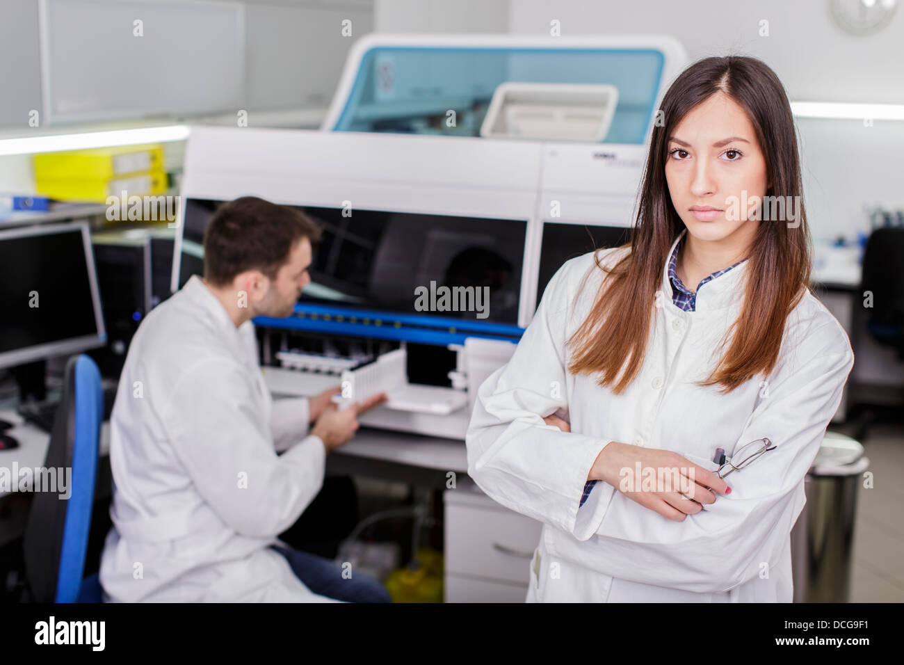 Man test laboratory hi-res stock photography and images - Alamy