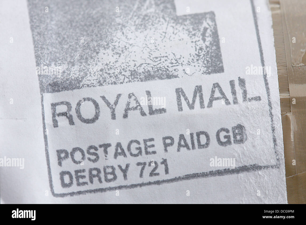 Royal mail parcel label hi-res stock photography and images - Alamy