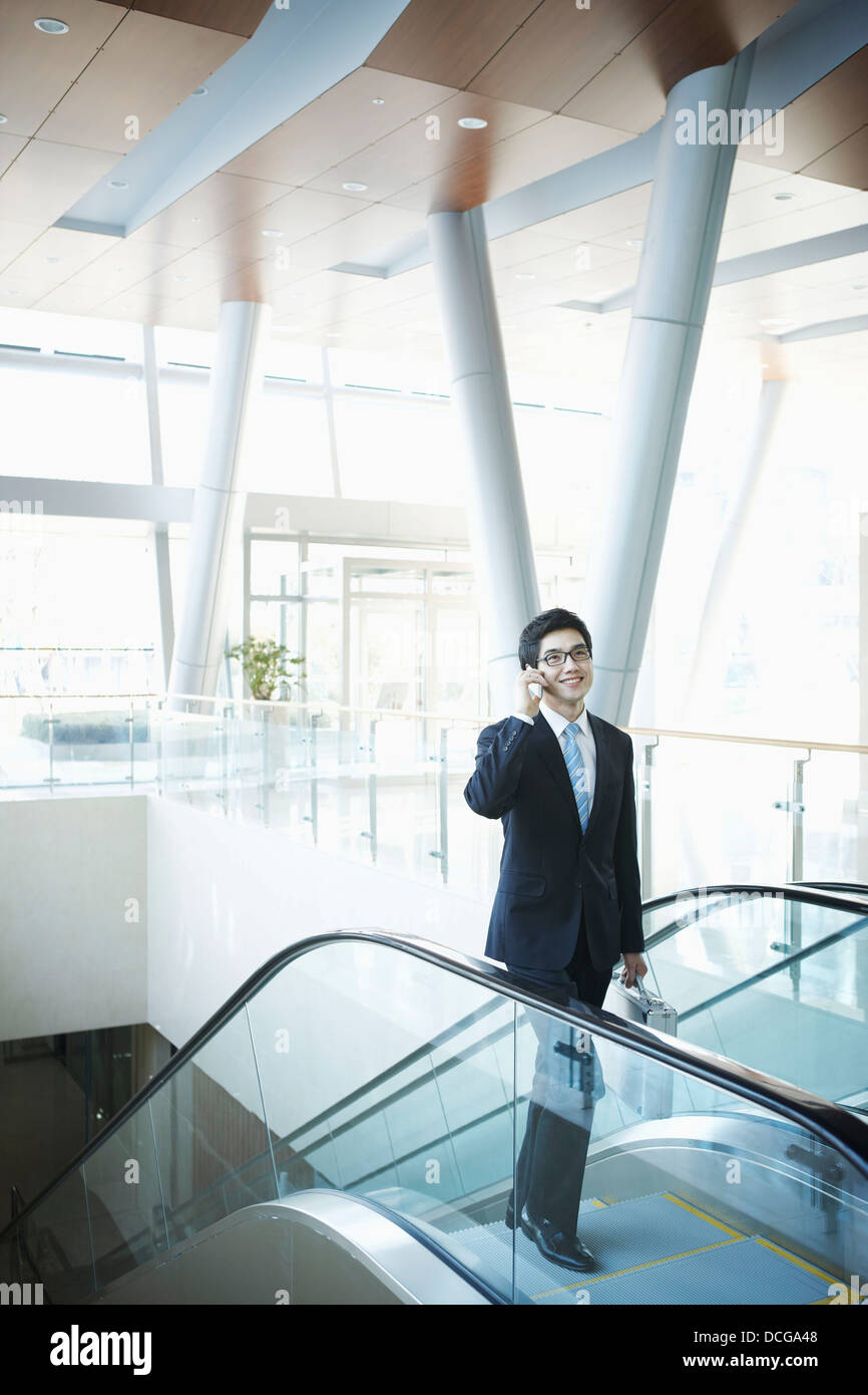 a business man going up the stairs Stock Photo - Alamy