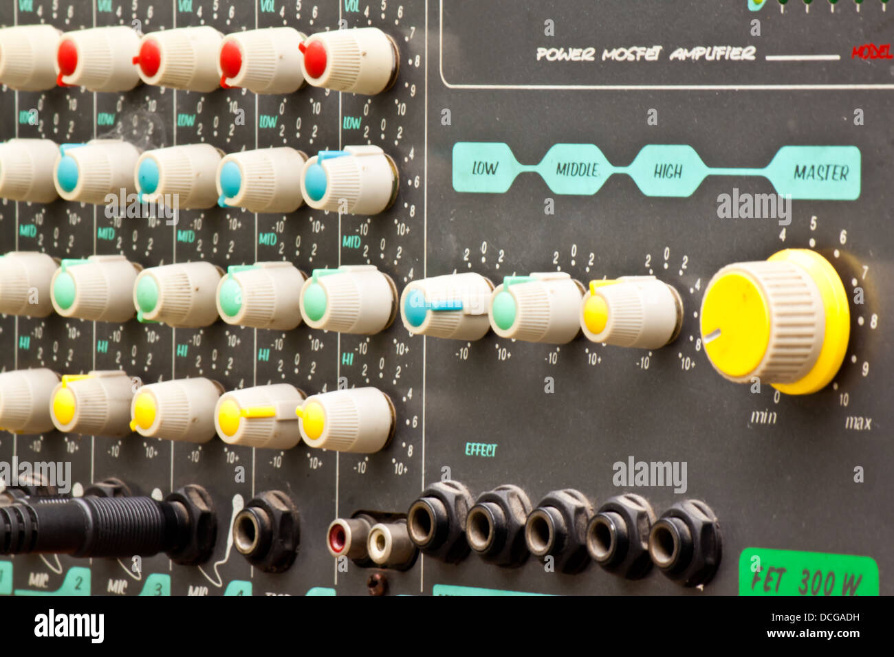 Guitar amplifier control panel hi-res stock photography and images - Alamy