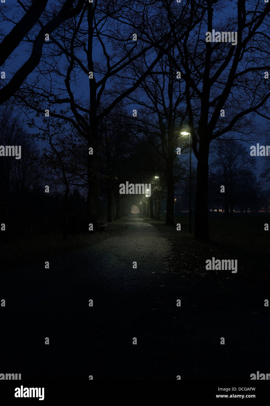 Walk at night Stock Photo - Alamy