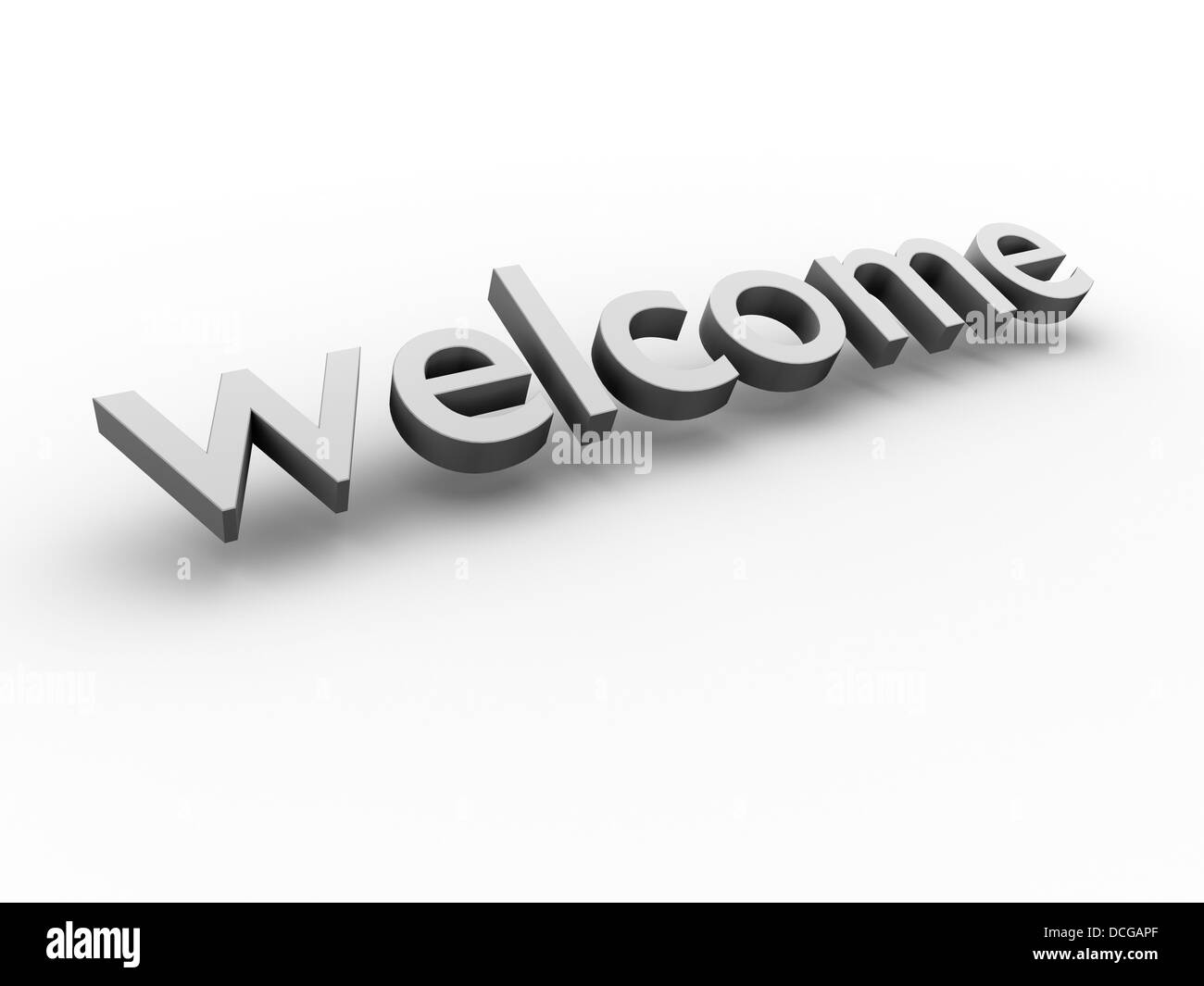 Welcome sign detail Cut Out Stock Images & Pictures - Alamy