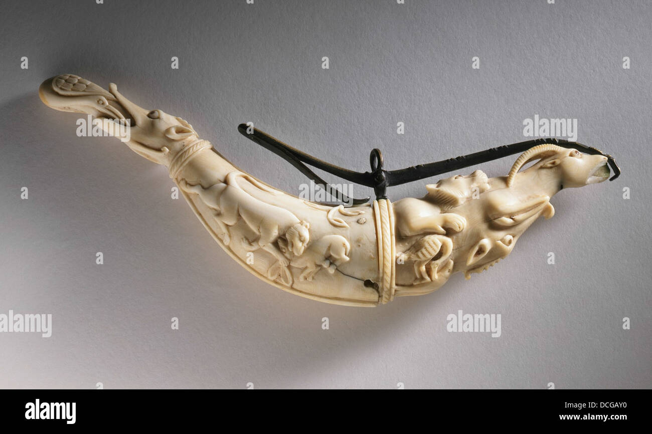 Powder Primer Flask M.83.218.6 (2 of 2 Stock Photo - Alamy