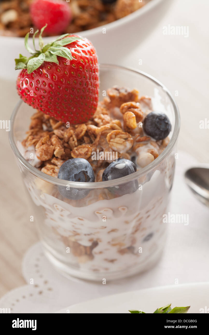 muesli with berries Stock Photo - Alamy
