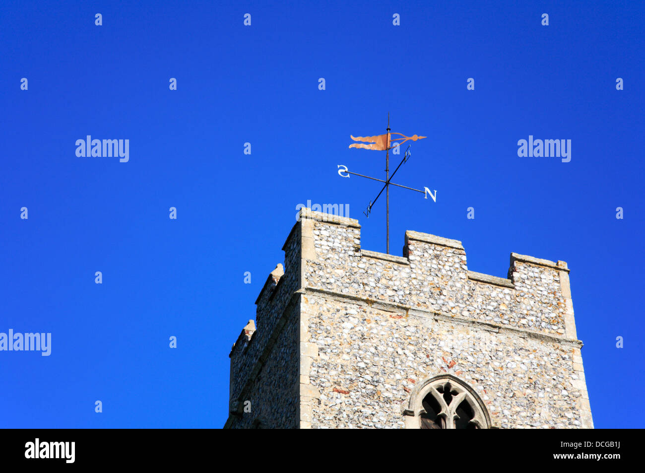 Church with weather vane hi-res stock photography and images - Alamy