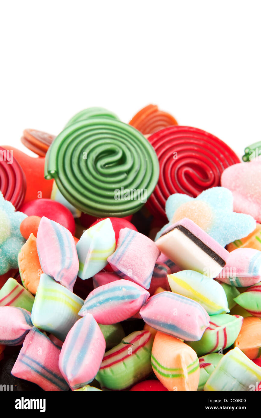 Colorful different candy Stock Photo - Alamy