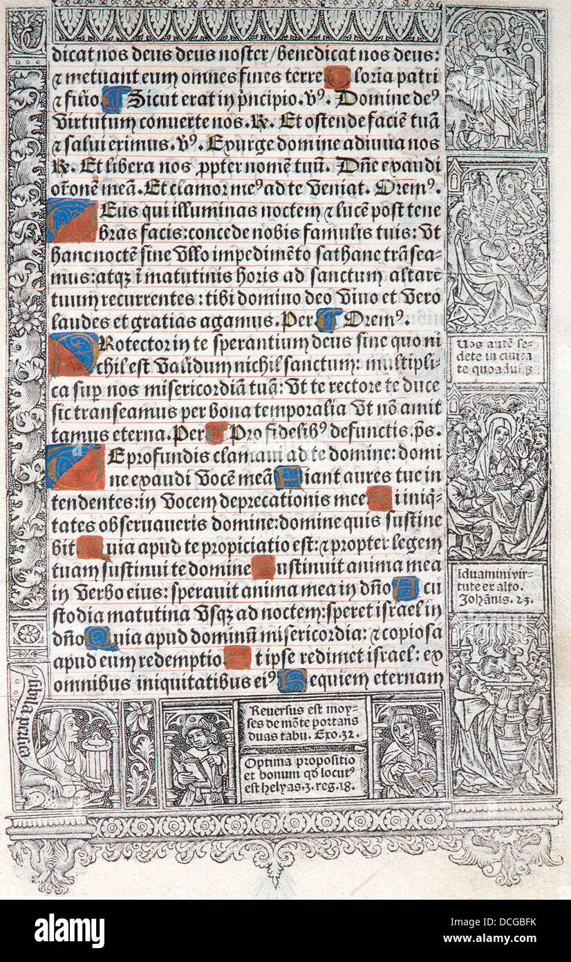 Printed manuscript page hi-res stock photography and images - Alamy