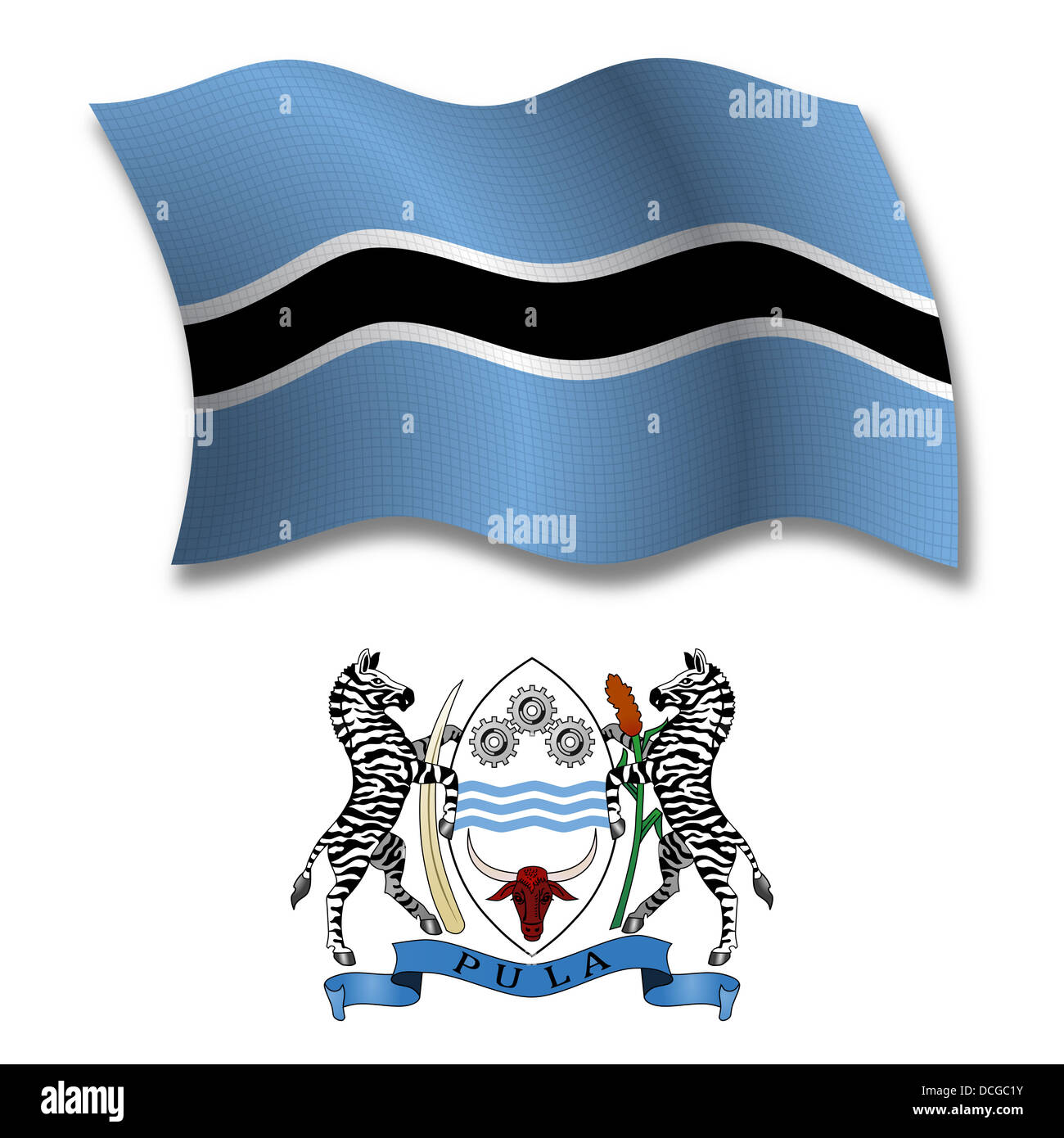 Coat of arms of botswana hi-res stock photography and images - Alamy