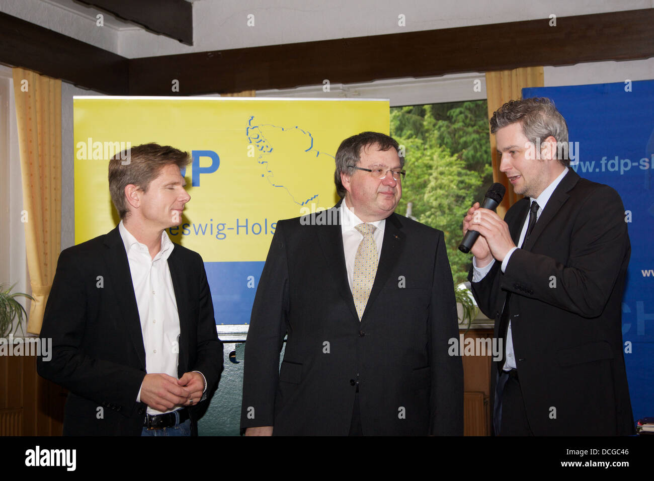 Dr. Heiner Garg, Ekkehard Klug, Sebastian Blumenthal, Member of the ...