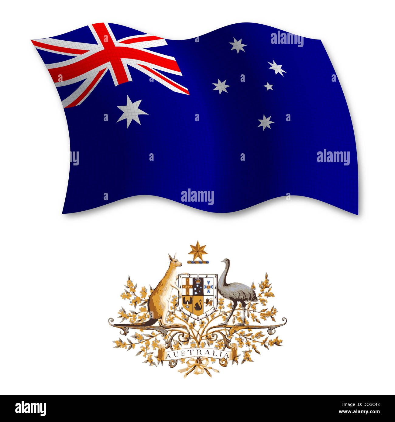 Coat of arms australia vector hi-res stock photography and images - Alamy