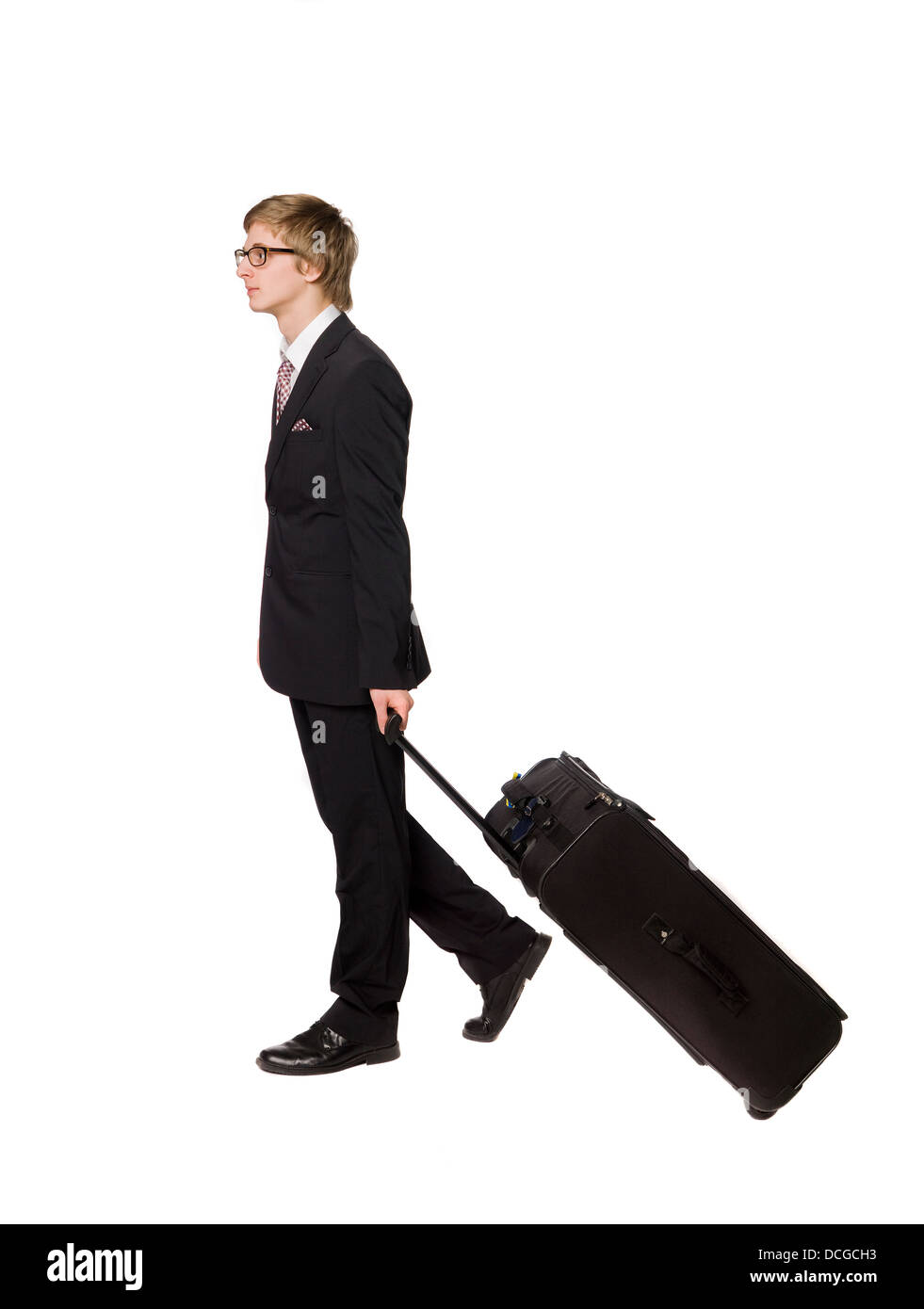 Man walking with a bag Stock Photo - Alamy