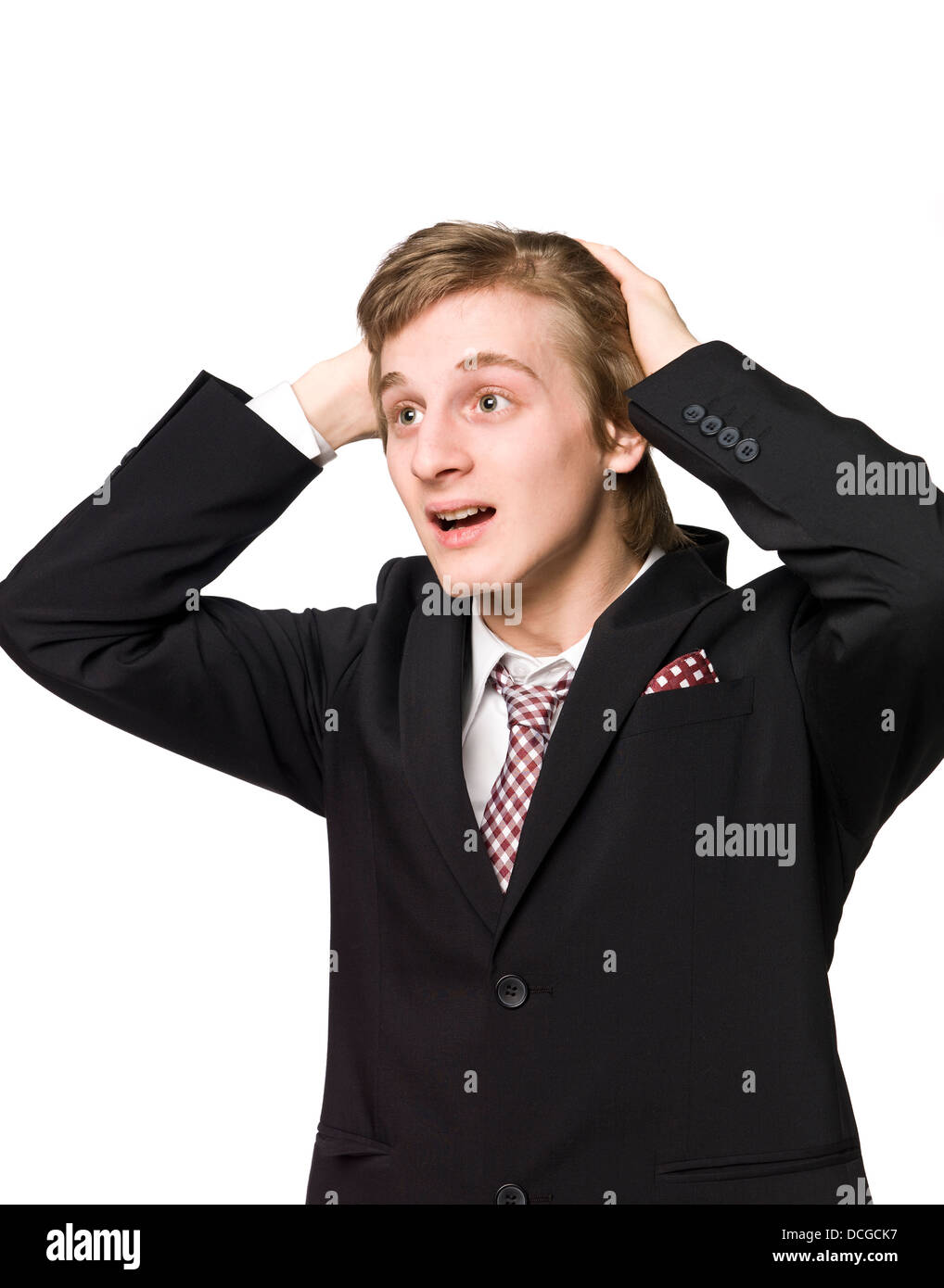 A surprised boy Stock Photo - Alamy
