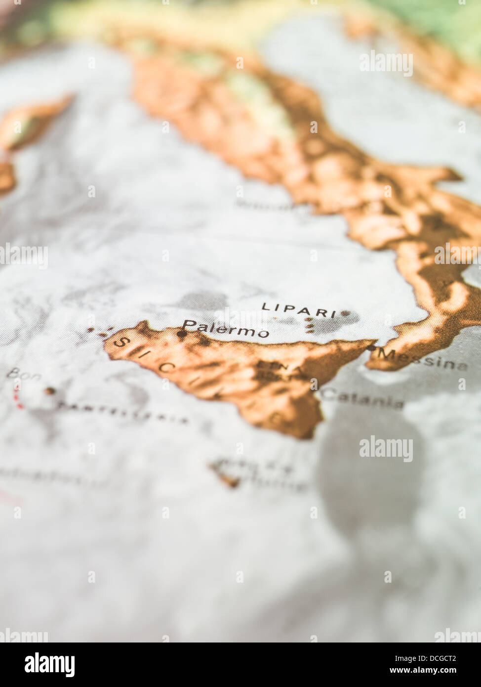 Map of Palermo Stock Photo - Alamy