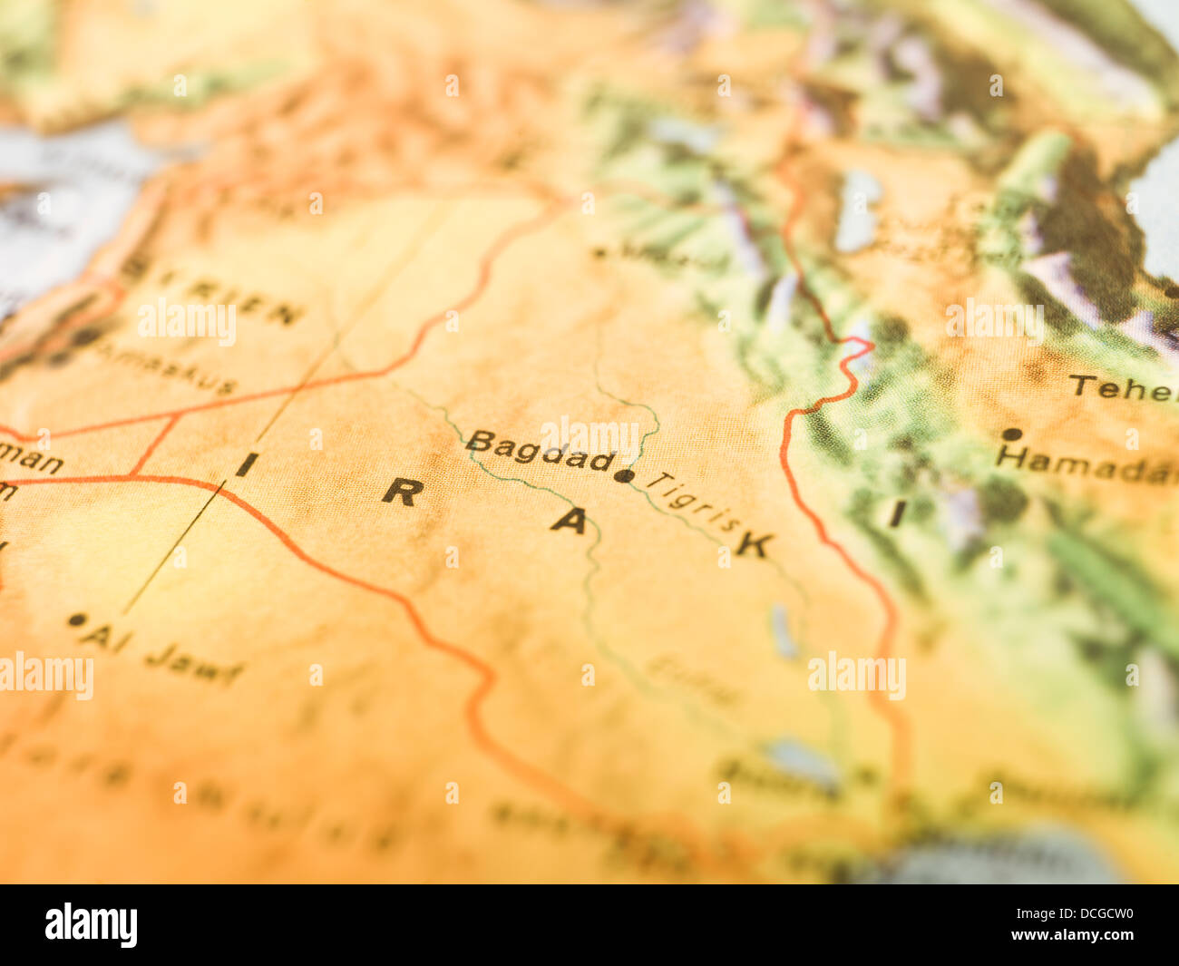 Map of Bagdad Stock Photo - Alamy