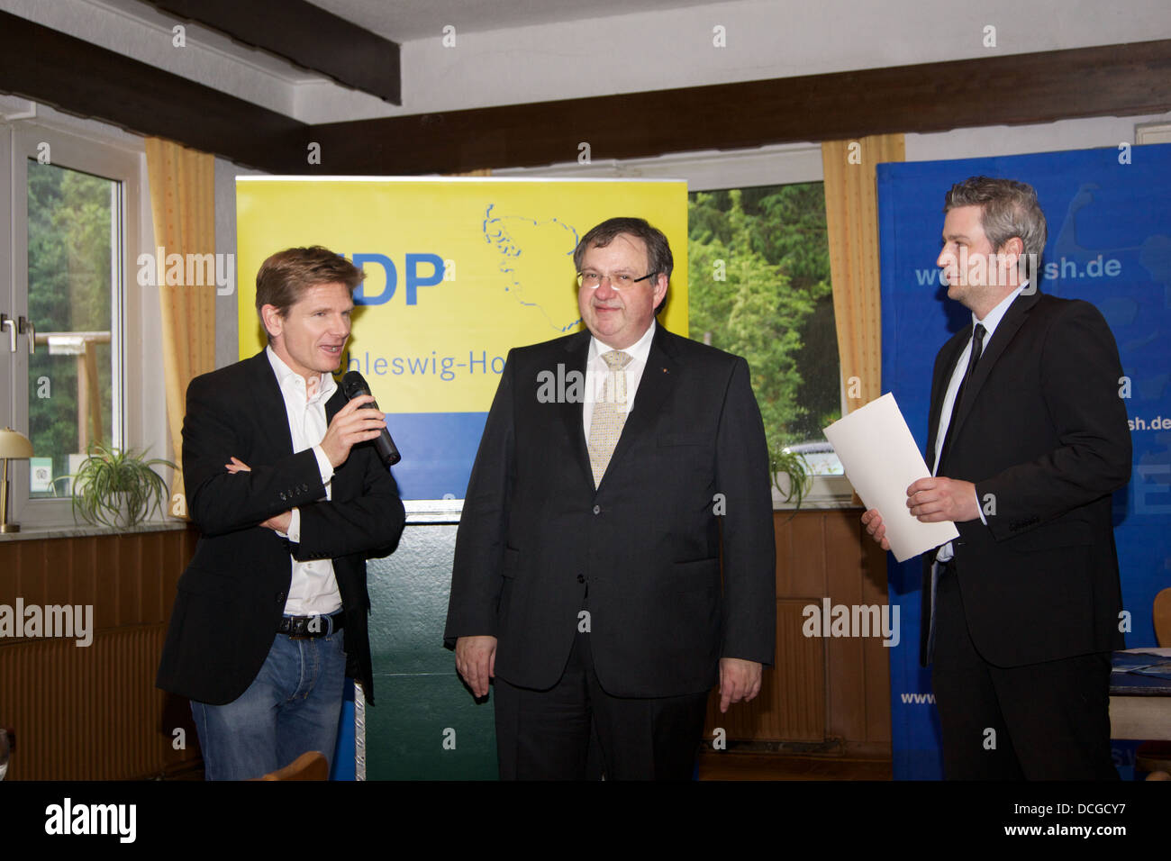 Dr. Heiner Garg, Ekkehard Klug, Sebastian Blumenthal, Member of the ...