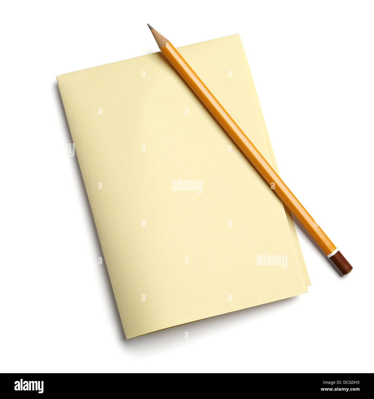 Empty paper with pencil hi-res stock photography and images - Alamy