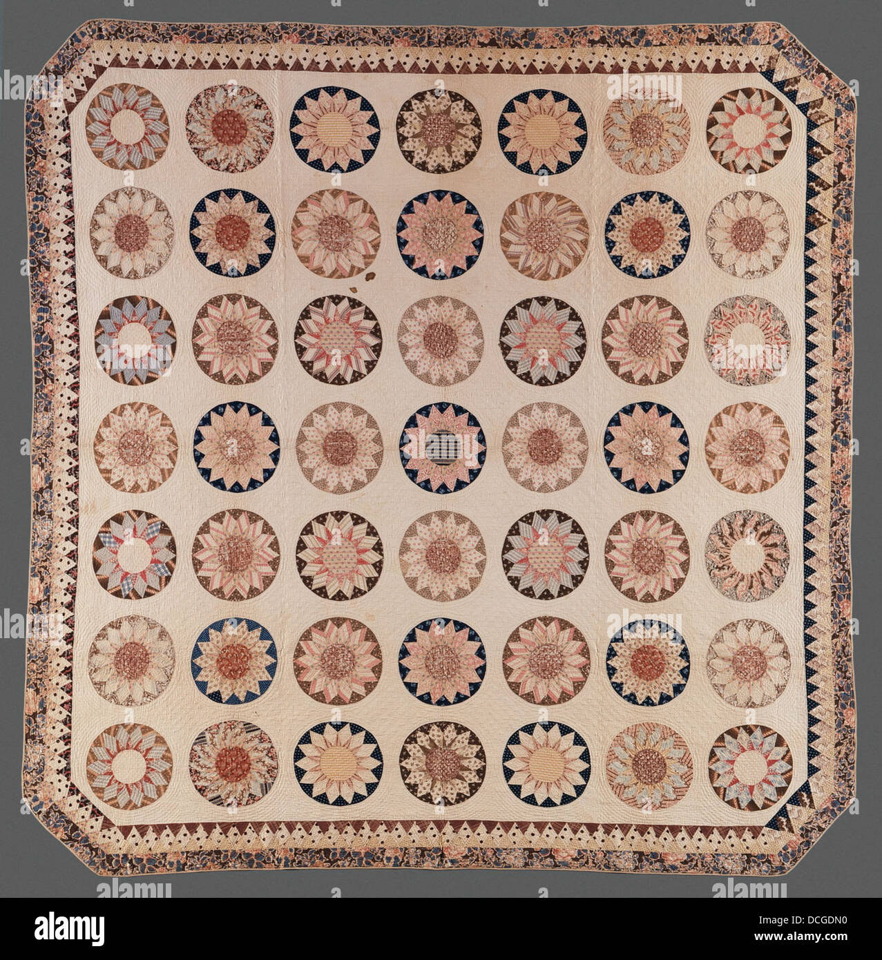 The 'Rising Sun' quilt in the LACMA collection is a finely crafted ...